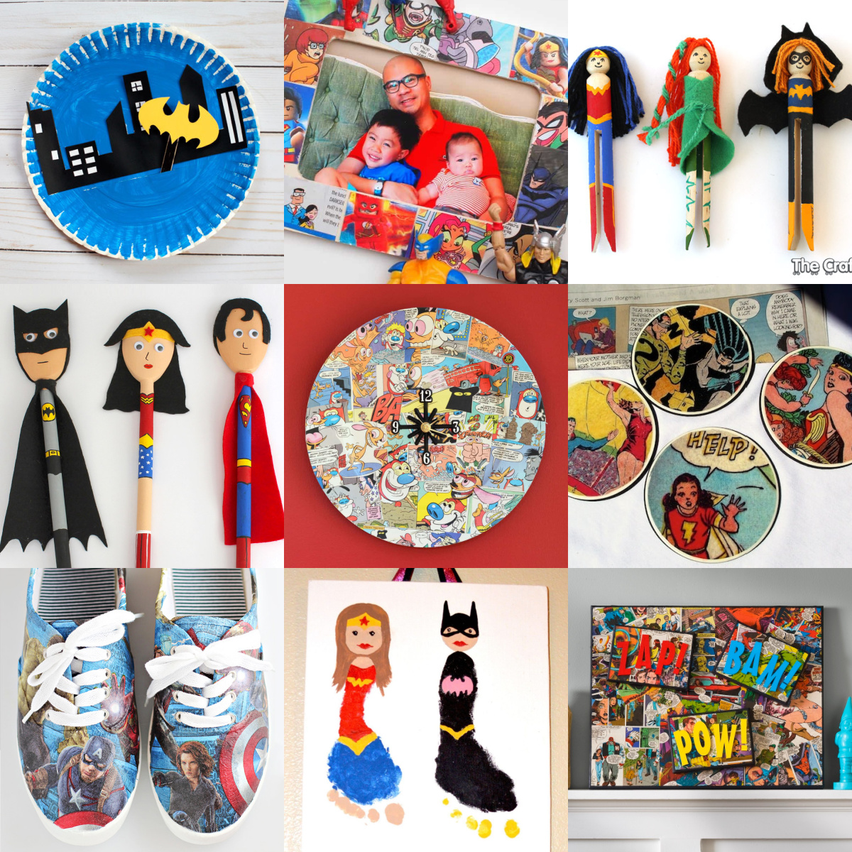 Superhero Crafts That Kids and Adults Love! - Mod Podge Rocks