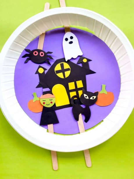 Halloween Paper Plate Crafts - Mod Podge Rocks