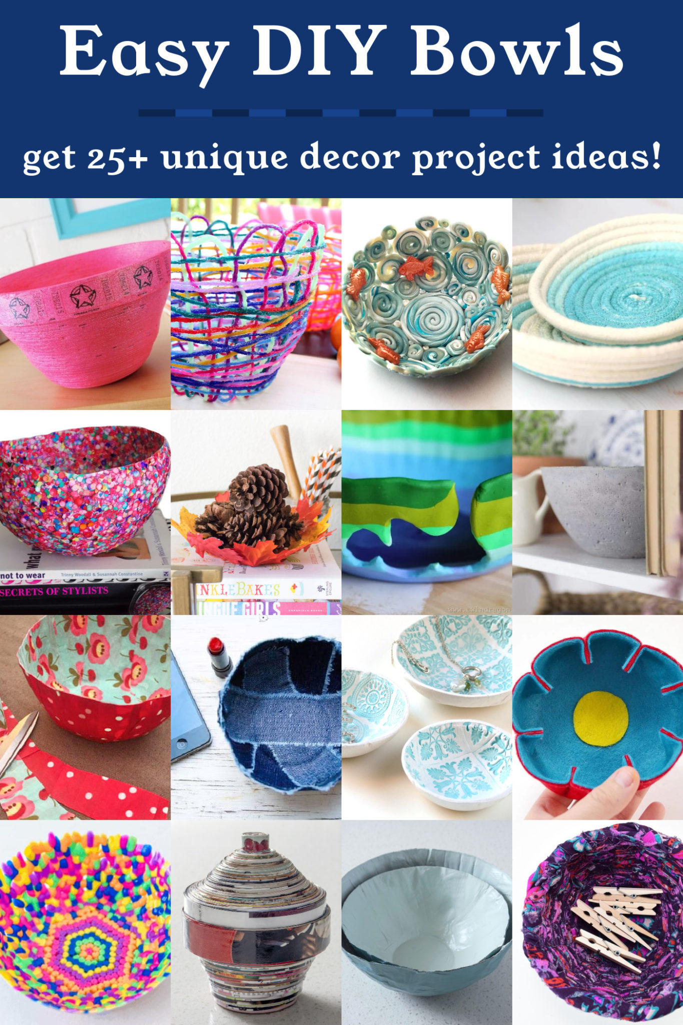 DIY Bowls to Decorate Your Home - Mod Podge Rocks