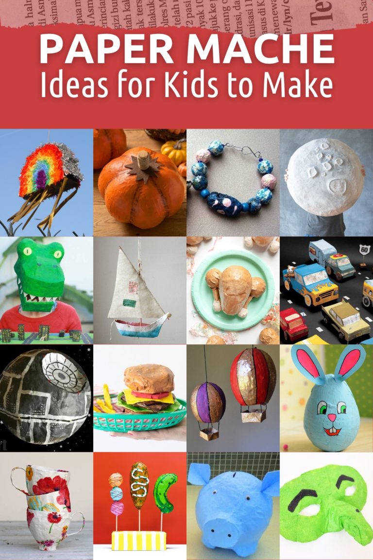 Paper Mache Ideas for Kids to Create - Mod Podge Rocks