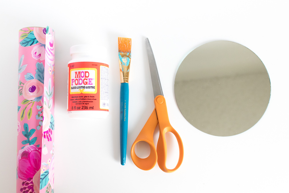 Decorate a Mirror the Easiest Way Possible - Mod Podge Rocks