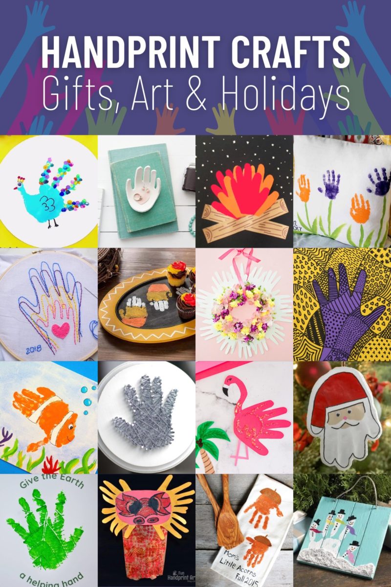 Handprint Crafts: Capture a Moment in Time - Mod Podge Rocks